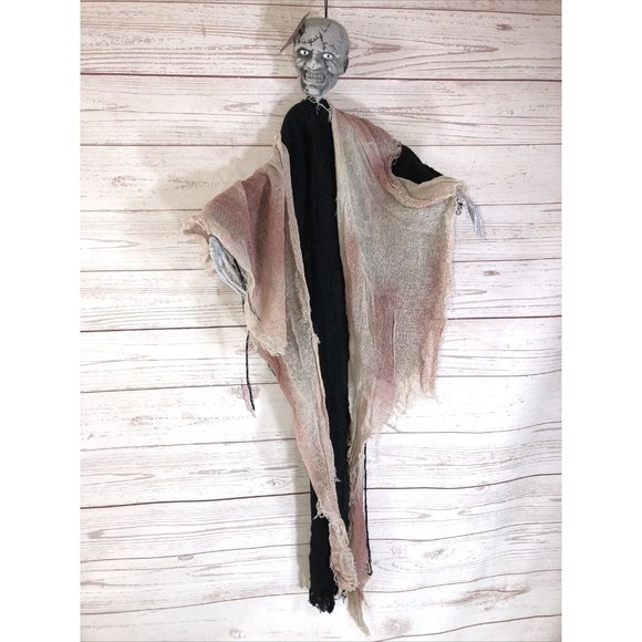 greenbrier int | Accents | Vintage Scary Halloween Zombie Hanging Man ...